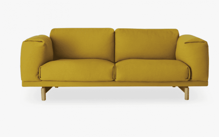 Gul sofa » 20 flotte gule og karry farvede sofaer til stuen